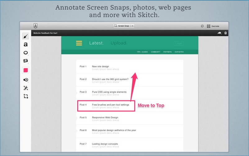 Skitch 2.5 disponibile su Mac App Store