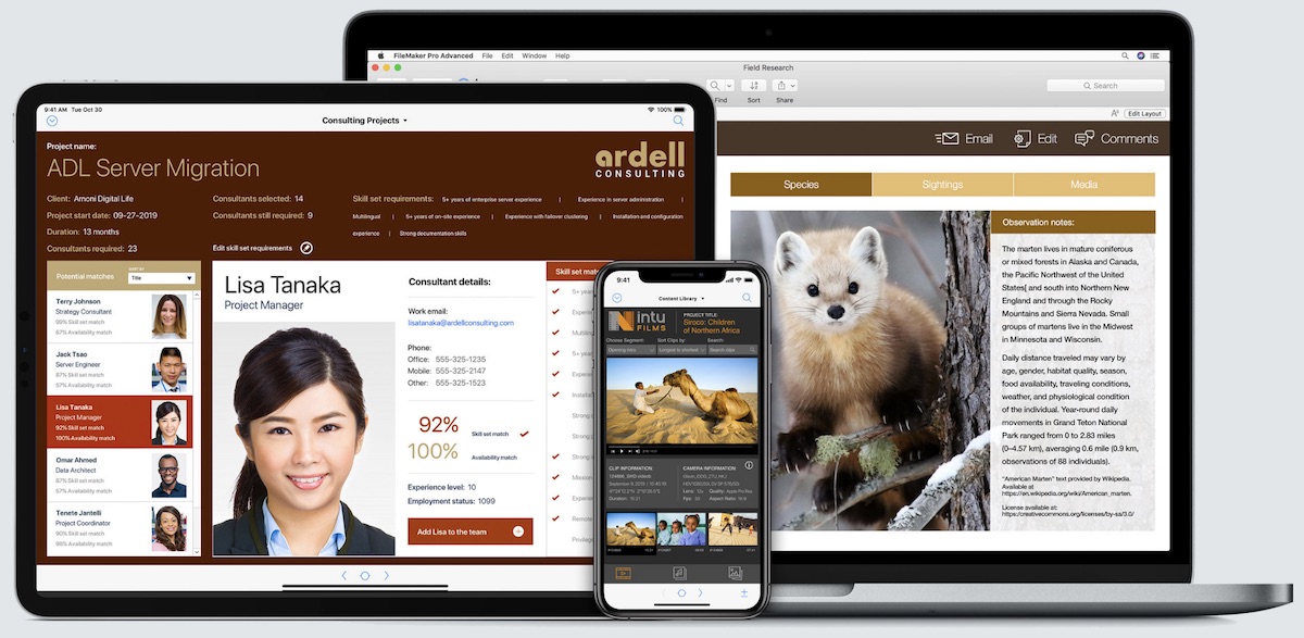 FileMaker 18 disponibile su macOS FileMaker 18 disponibile su macOS